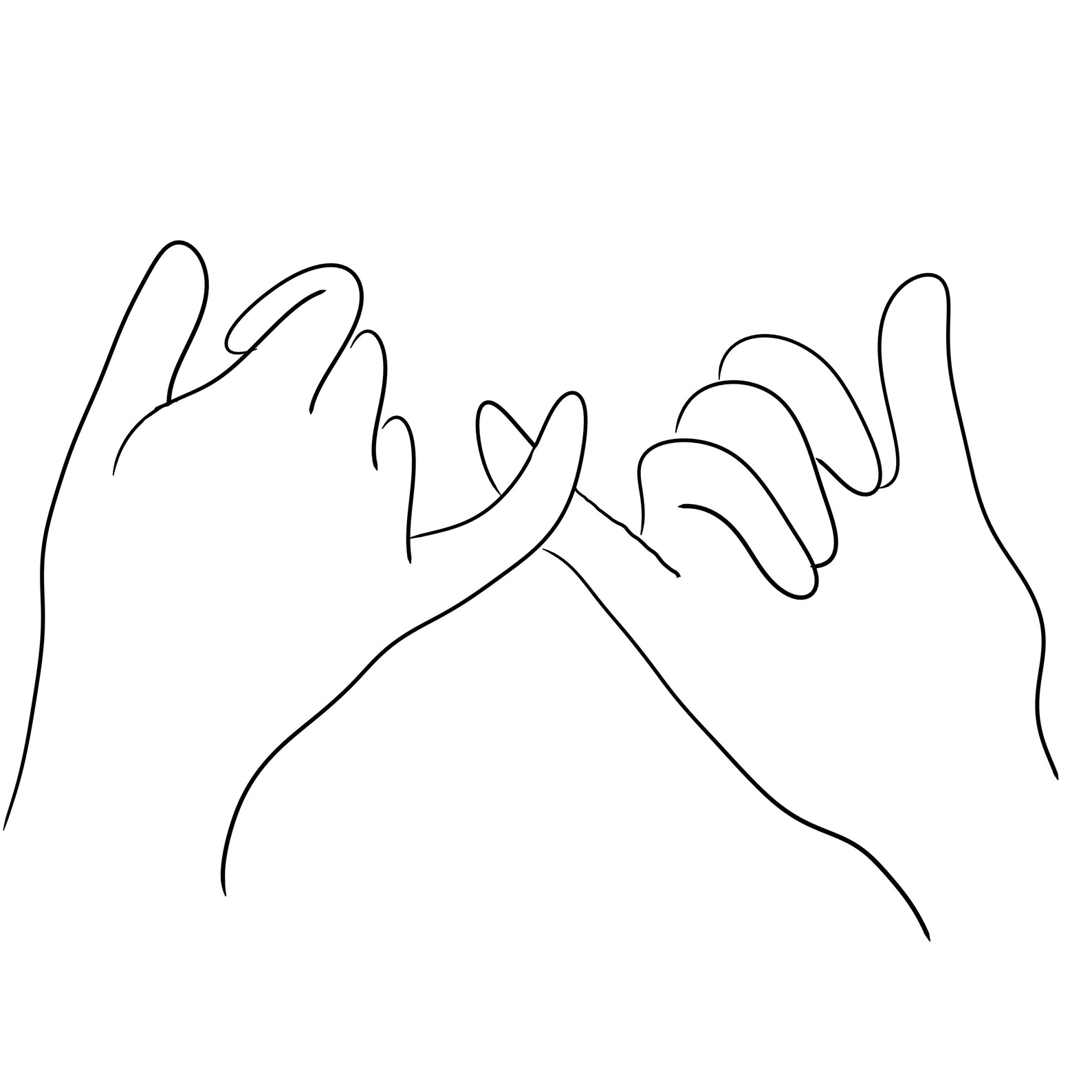 Charming Promise Gesture SVG Perfect for DIY Projects and - Etsy