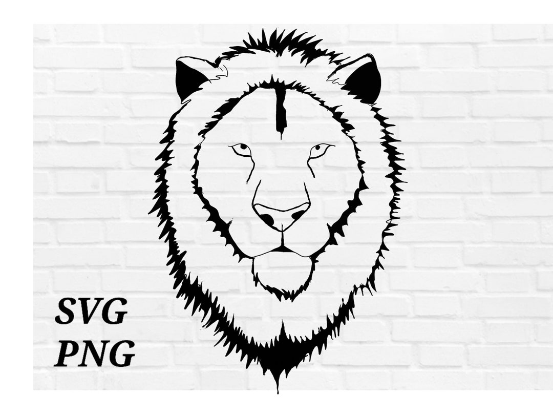 Lion Head SVG, Lion Clipart, King of Jungle Svg, Lion Vector, Cut File ...