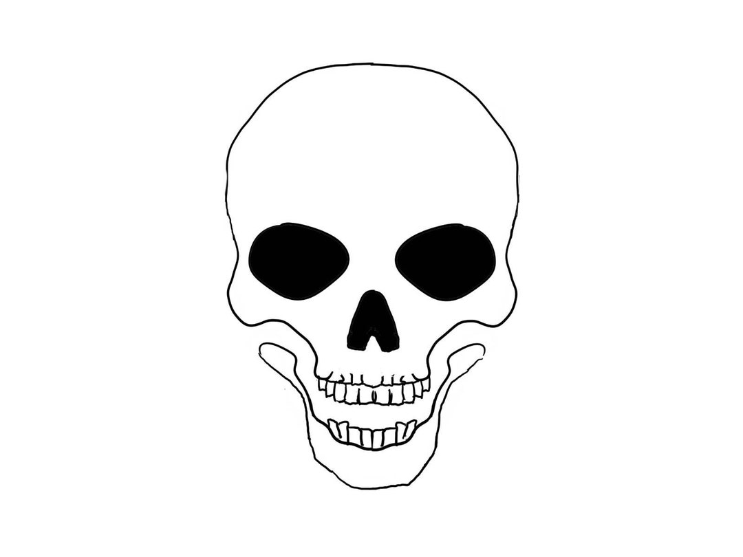 Gothic Skull Vector File Instant Download for Creative Projects - Etsy