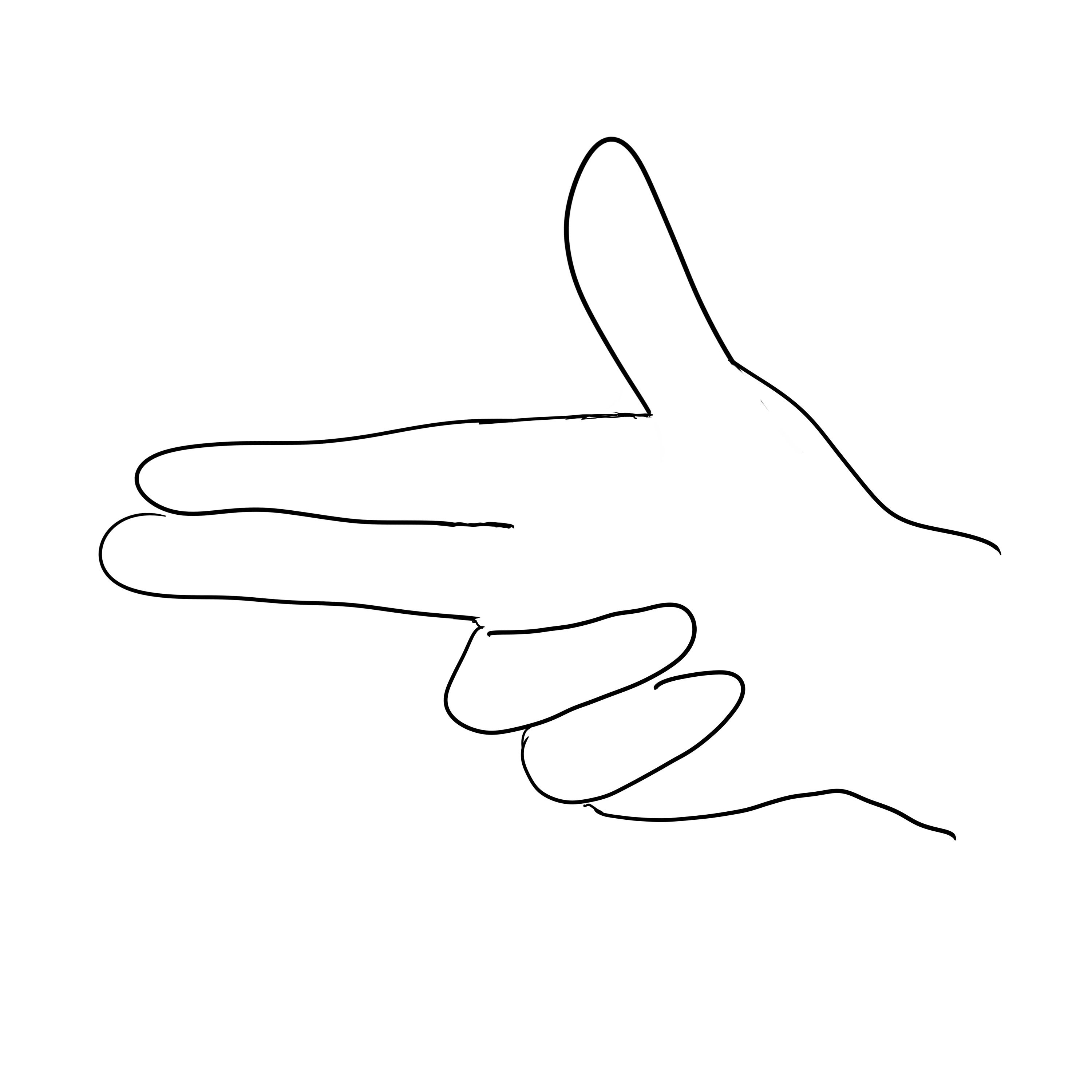 Shoot Hand SVG High Quality Digital Download for Shooting Hand Gesture ...