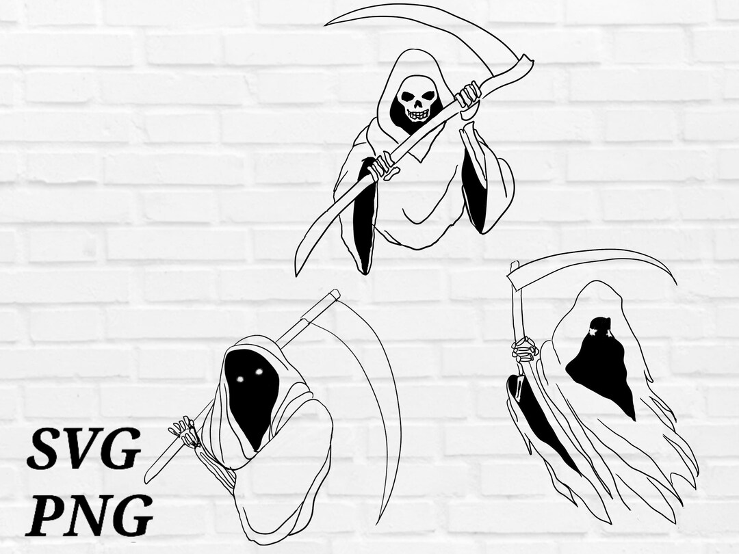 Gothic Angel of Death SVG Bundle Spooky Designs for Halloween Halloween ...