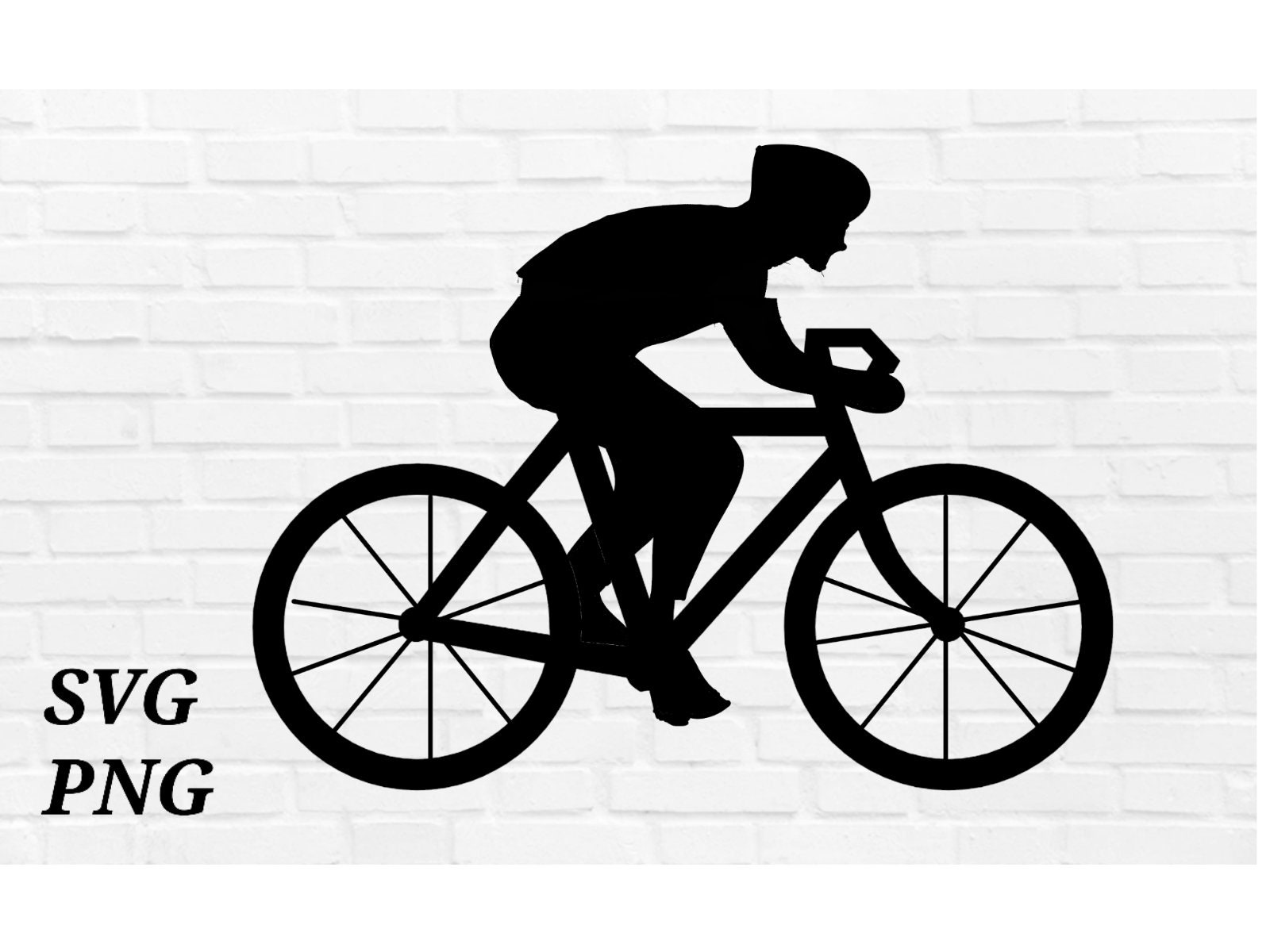 Bicycle Racing Svg, Cycling Vector, Cut File for Cricut, Silhouette ...