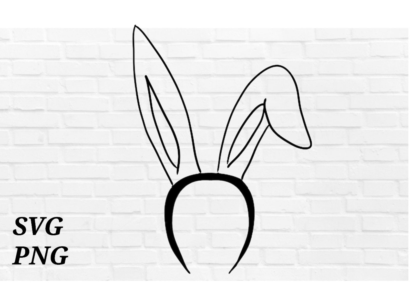 Bunny Ears SVG, Easter Clipart, Bunny SVG, Rabbit Ears Svg, Bunny Ears ...