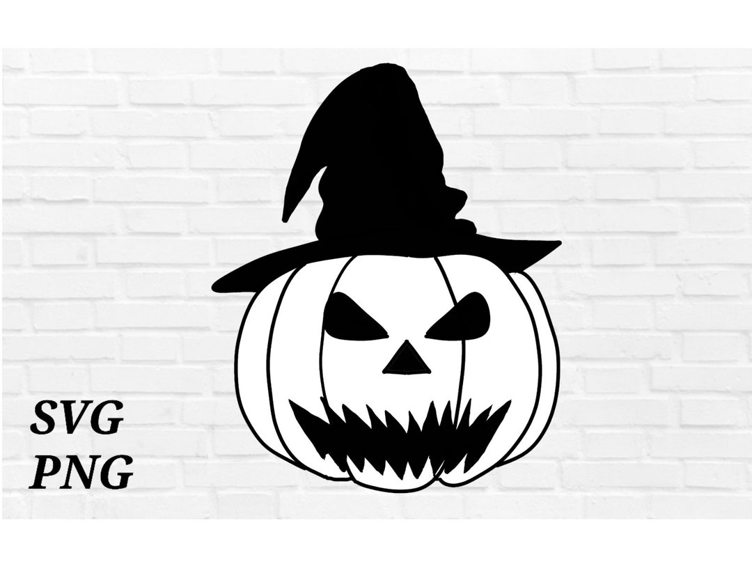 Halloween Pumpkin Svg, Pumpkin Head Svg, Scary Pumpkin Clipart ...