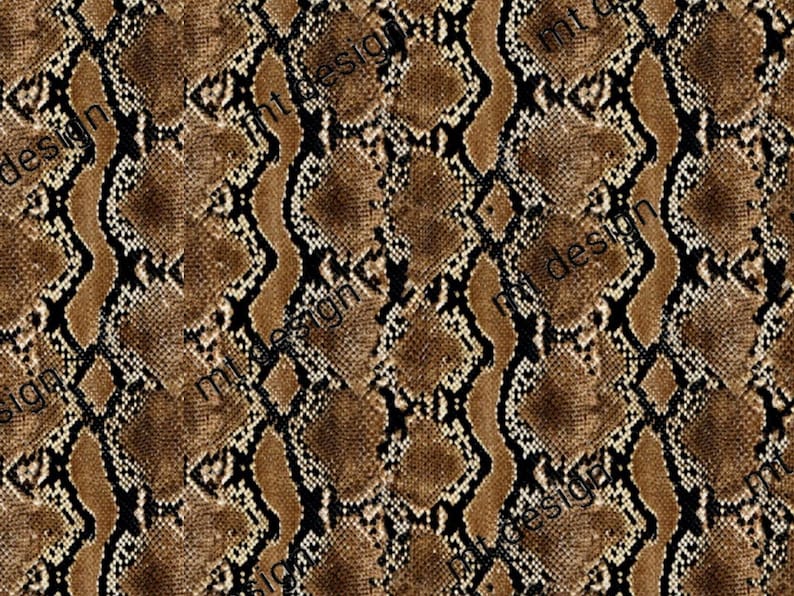 Seamless Snake Skin Pattern: Reptile Print SVG/PNG (digital Download - Etsy