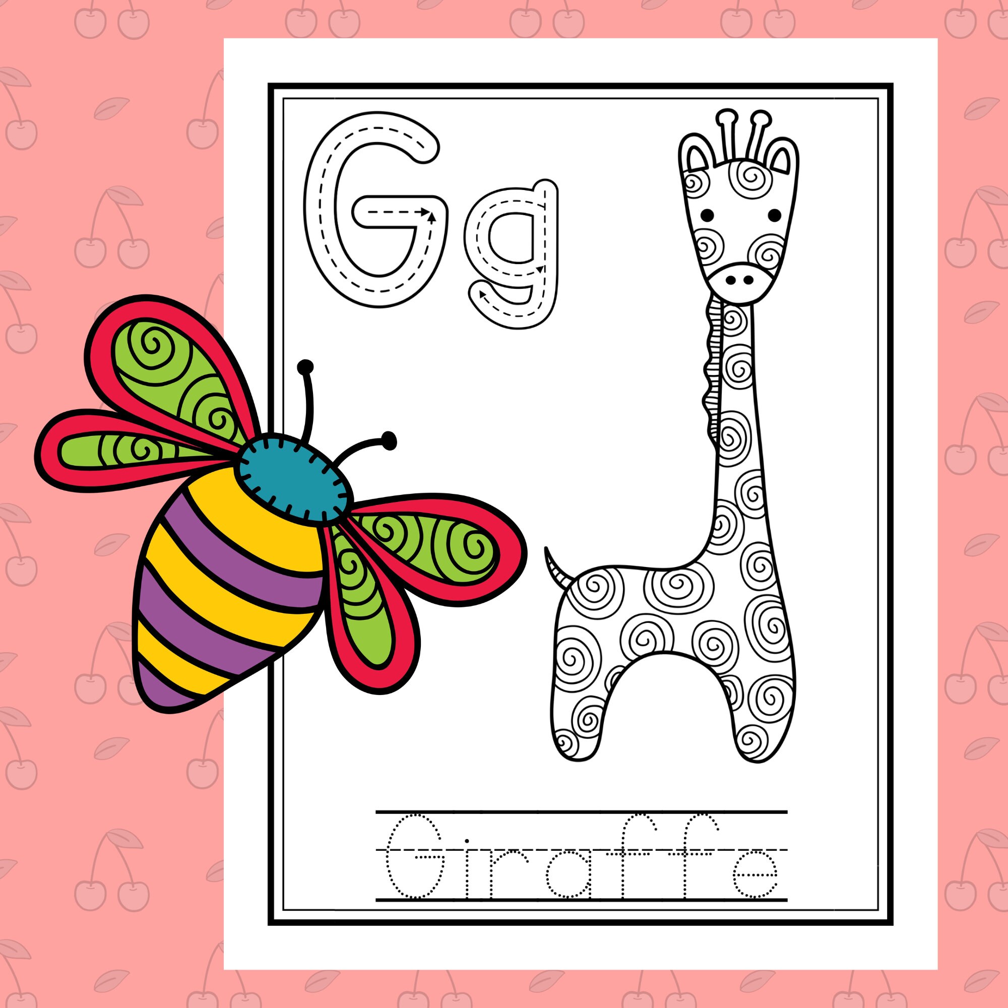Animal Letter Tracing & Coloring Book: 78 Pages of Alphabet Handwriting ...