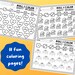 10 Roll & Color Sight Word Worksheets: Color by Sight Word, Learn Sight ...