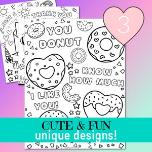 3 Teacher Appreciation Gift Coloring Pages for Kids - Etsy