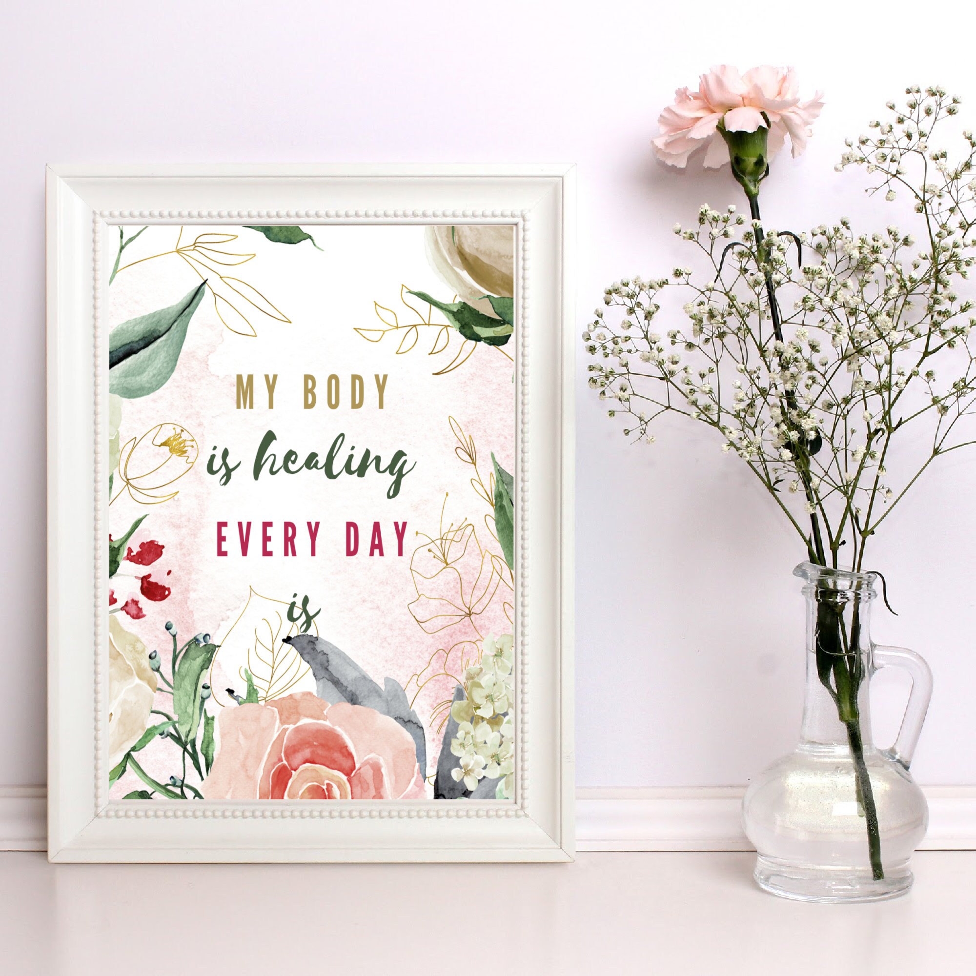 10 Powerful Affirmation Prints: Print and Frame These Daily | Etsy