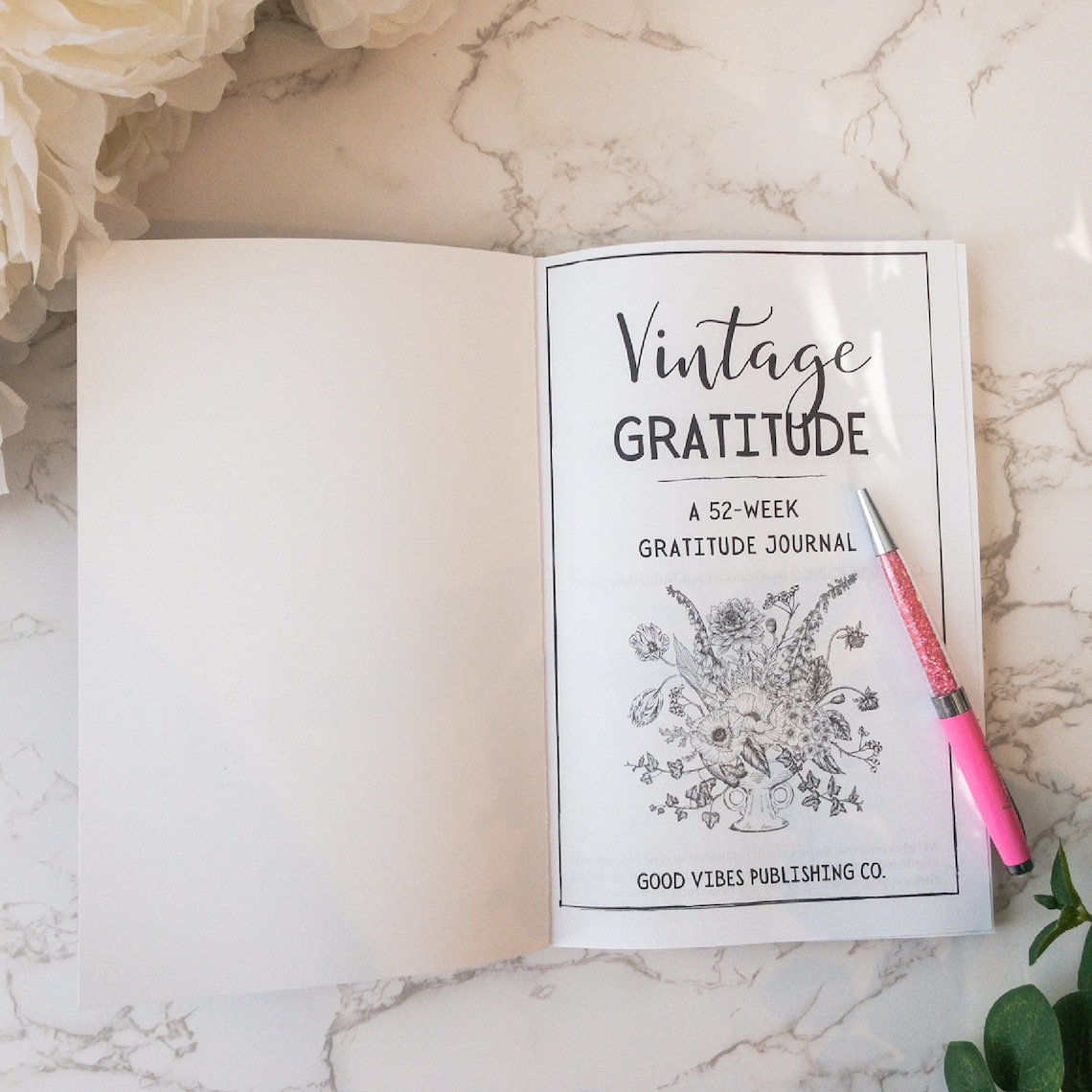 Vintage Gratitude: A 52-week Gratitude Journal With | Etsy