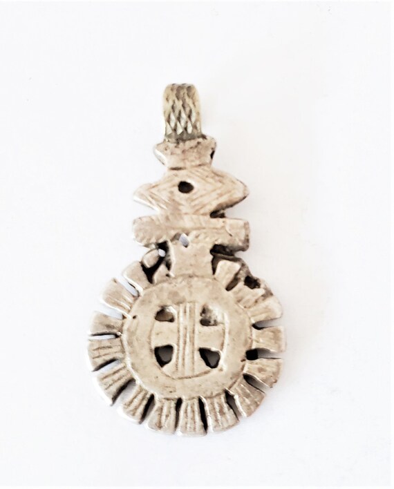 Antique Unique Ethiopian Christian silver pendant,Chr… - Gem