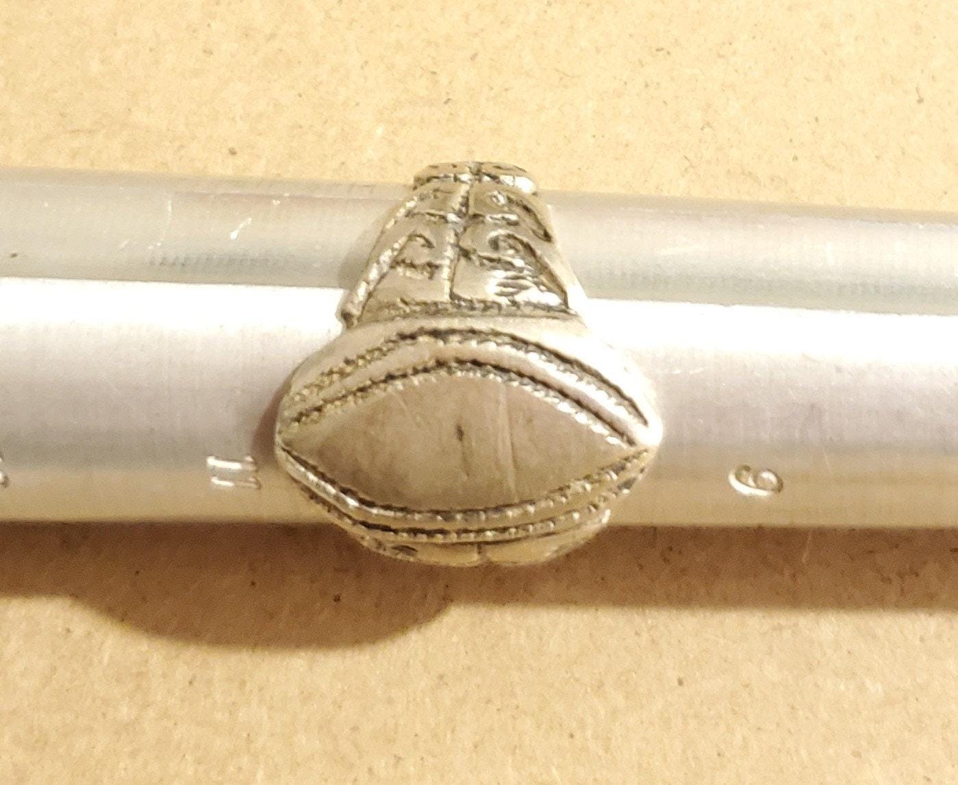 Antique Tuareg Elevated Engraved Table Silver Ring Size 10, Tuareg ...