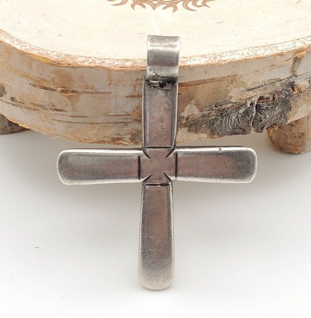 Antique Ethiopian Christian Silver Cross Pendant,amulet Pendant,genuine ...