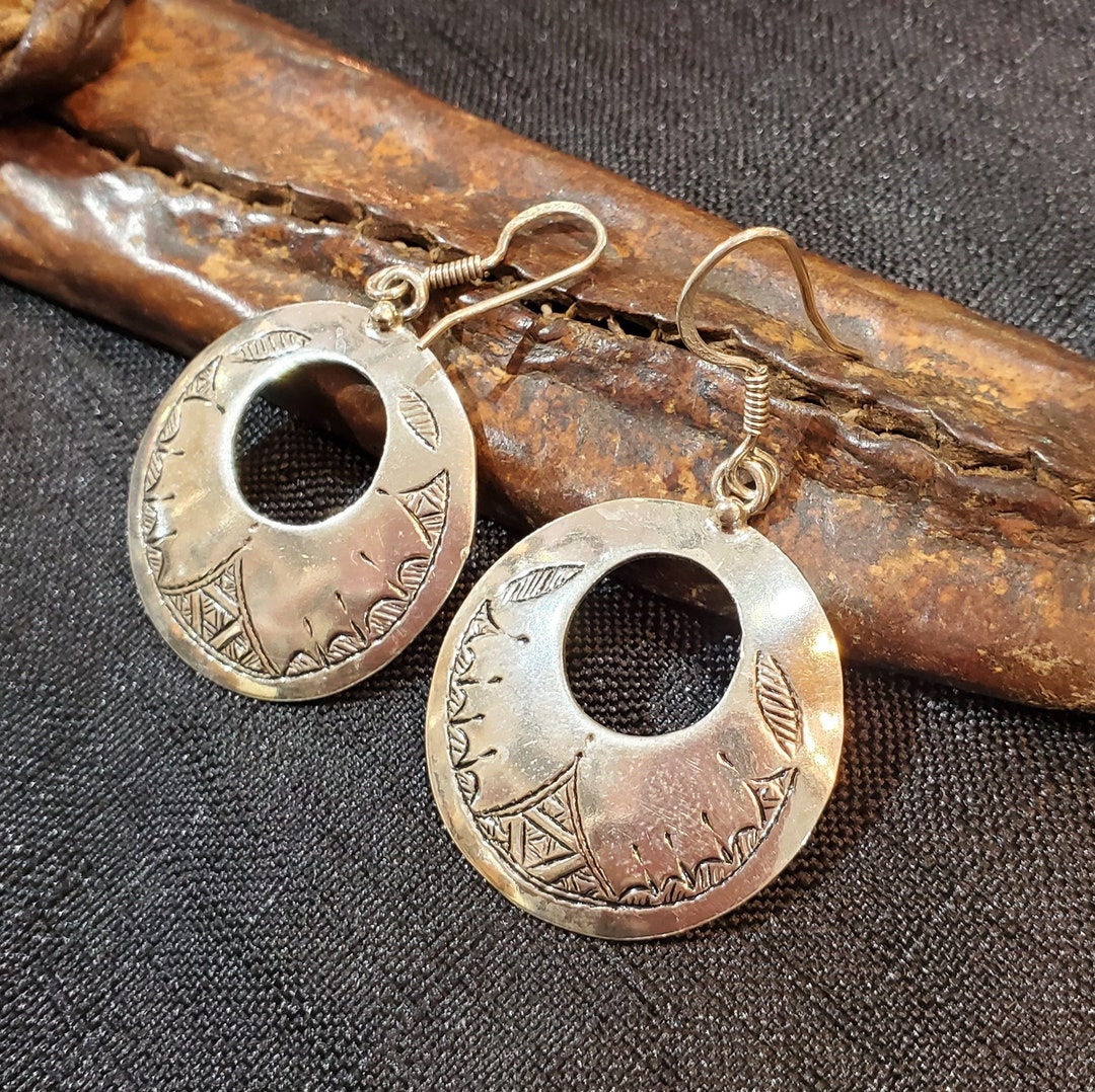 Moroccan Berber Sterling Silver Dangle Earrings Silver 925,berber ...