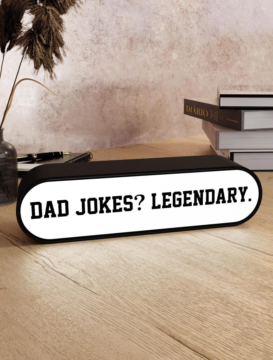 Dad Jokes Mini Light Box, Funny LED Desk Sign, Father’s Day Gift, Dad ...