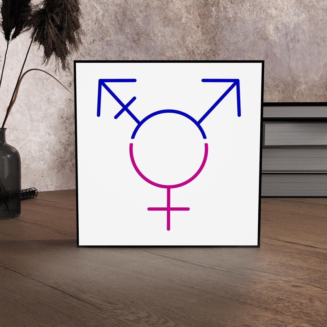 Transgender Mini Lightbox, Desk LED Sign, Trans Pride Lightbox, LGBTQ+ ...