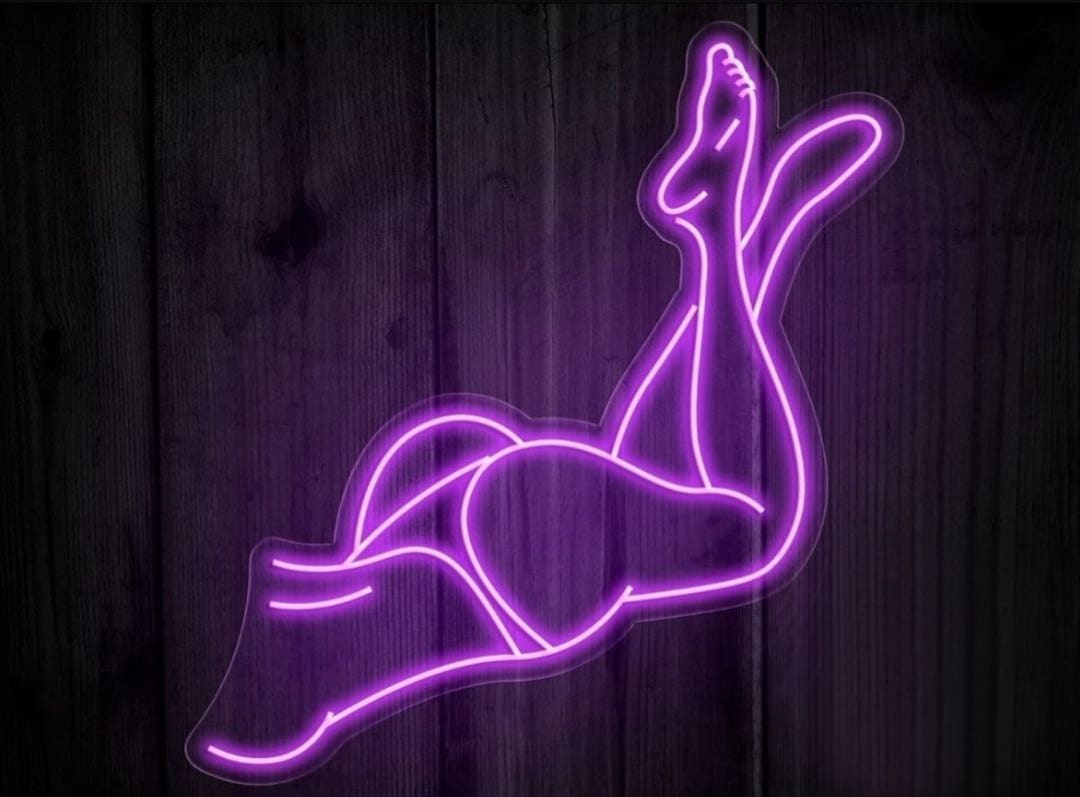 Woman Body Neon Sign, LED Sexy Neon Light for Bedroom Decor ...