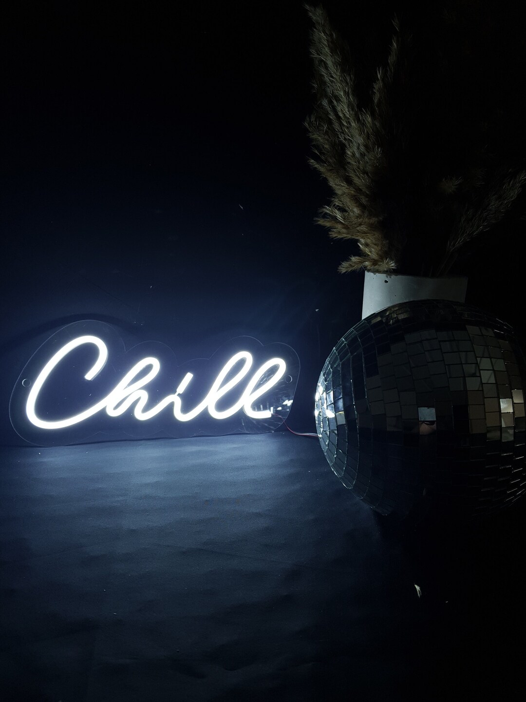 Chill Neon Sign for Aesthetic Dorm Wall Decor, Neon Business Logo Sign ...