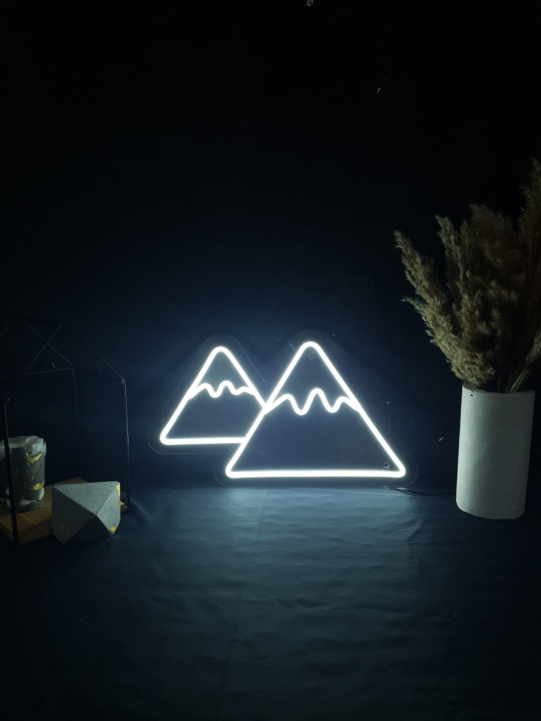 Mountain Neon Sign Light for Unique Home Decor, Custom LED Neon ...