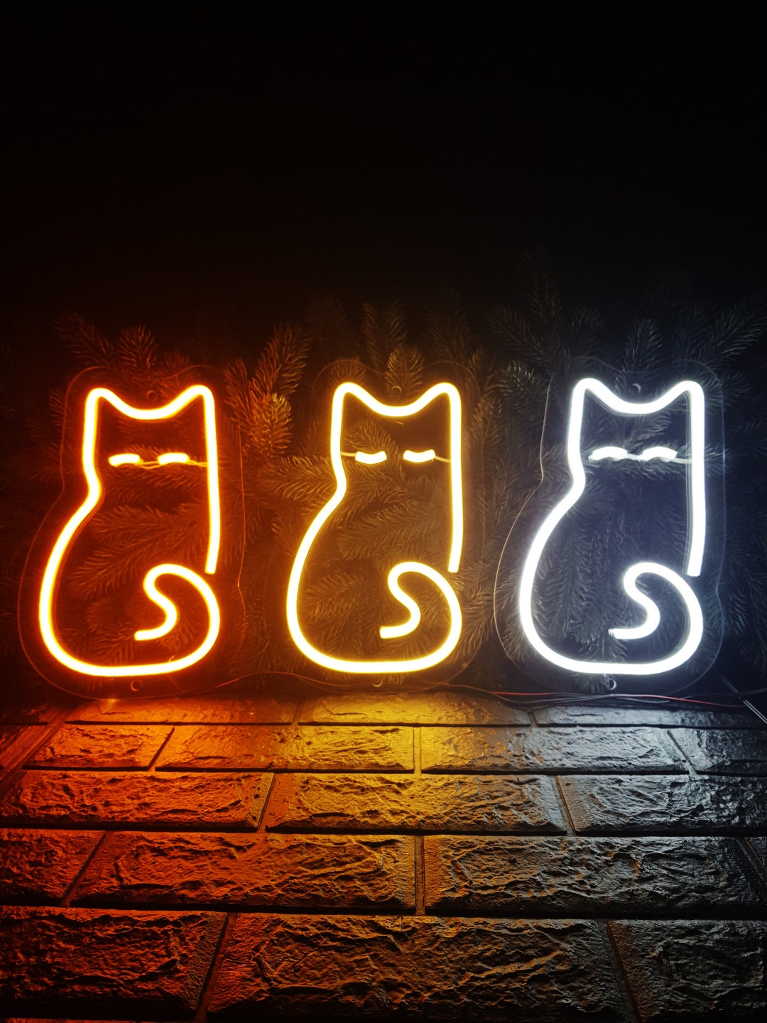 Cute Cat Neon Sign, Led Light up Sign, Cats Lover Gift, Kawaii Nursery ...