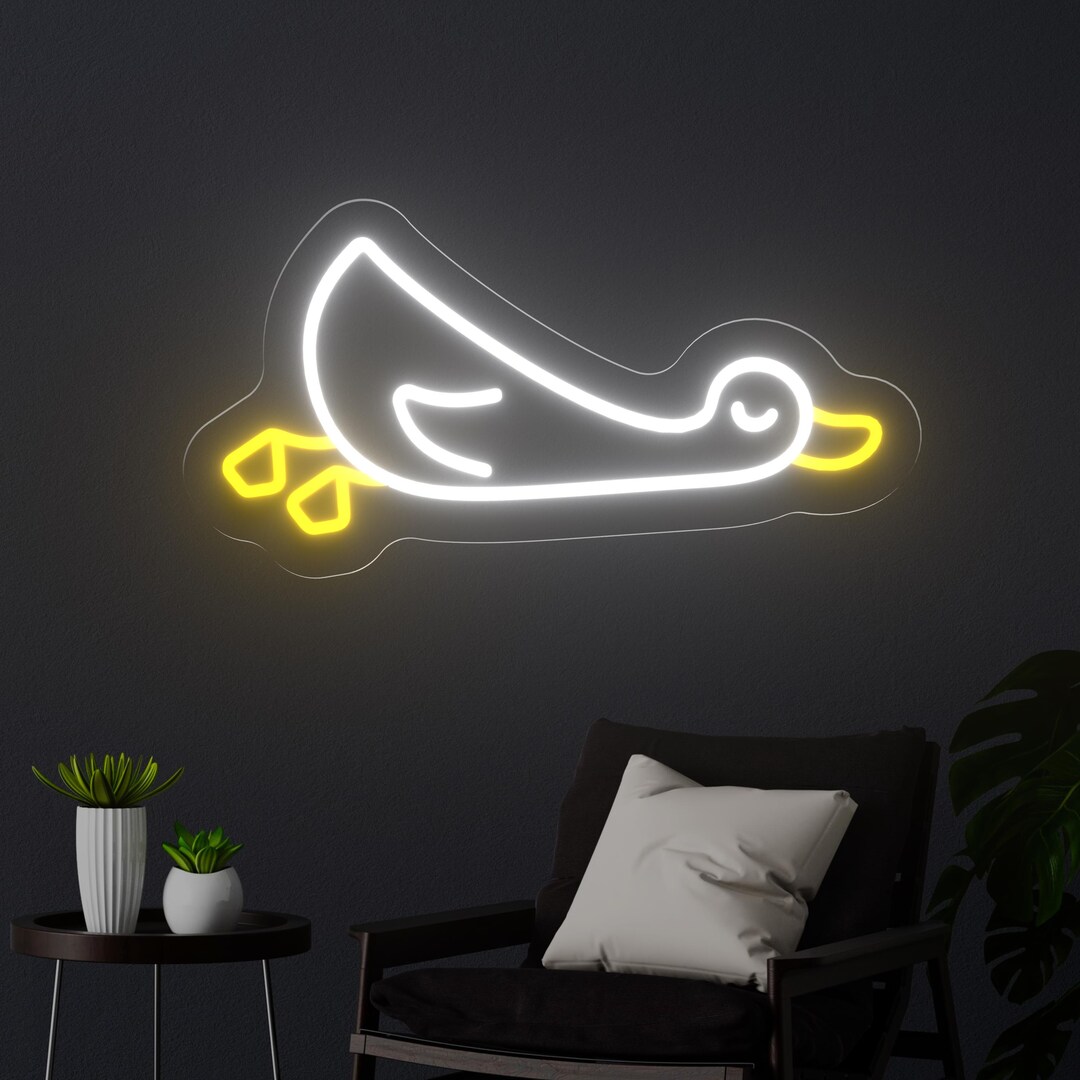 Fun Goose Neon Sign, Playful LED Light, Cute Wall Decor for Home, Kids ...