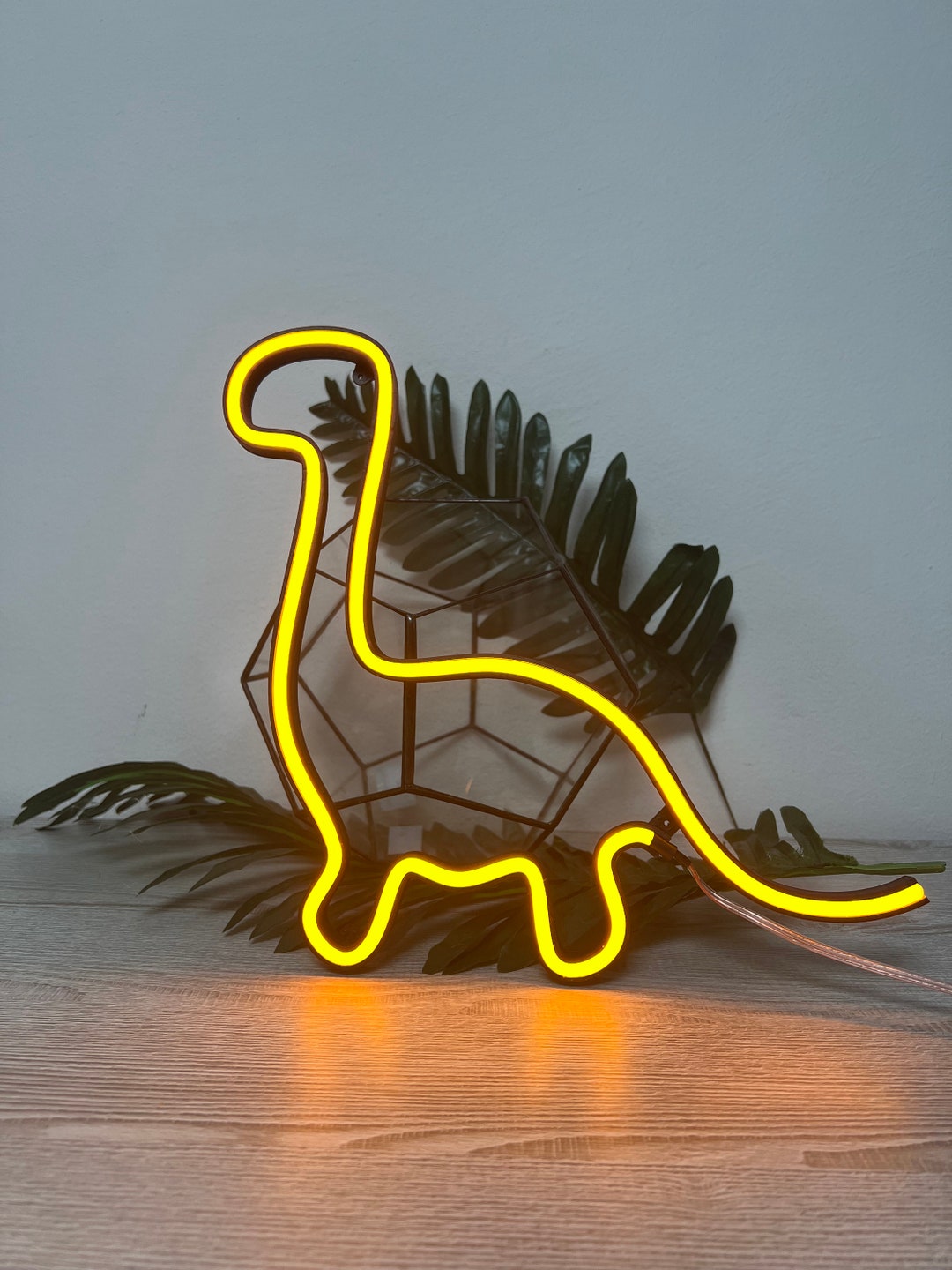 Cute Dinosaur Neon Sign, Led Neon Light Sign, Kids Room Decor, Dino ...