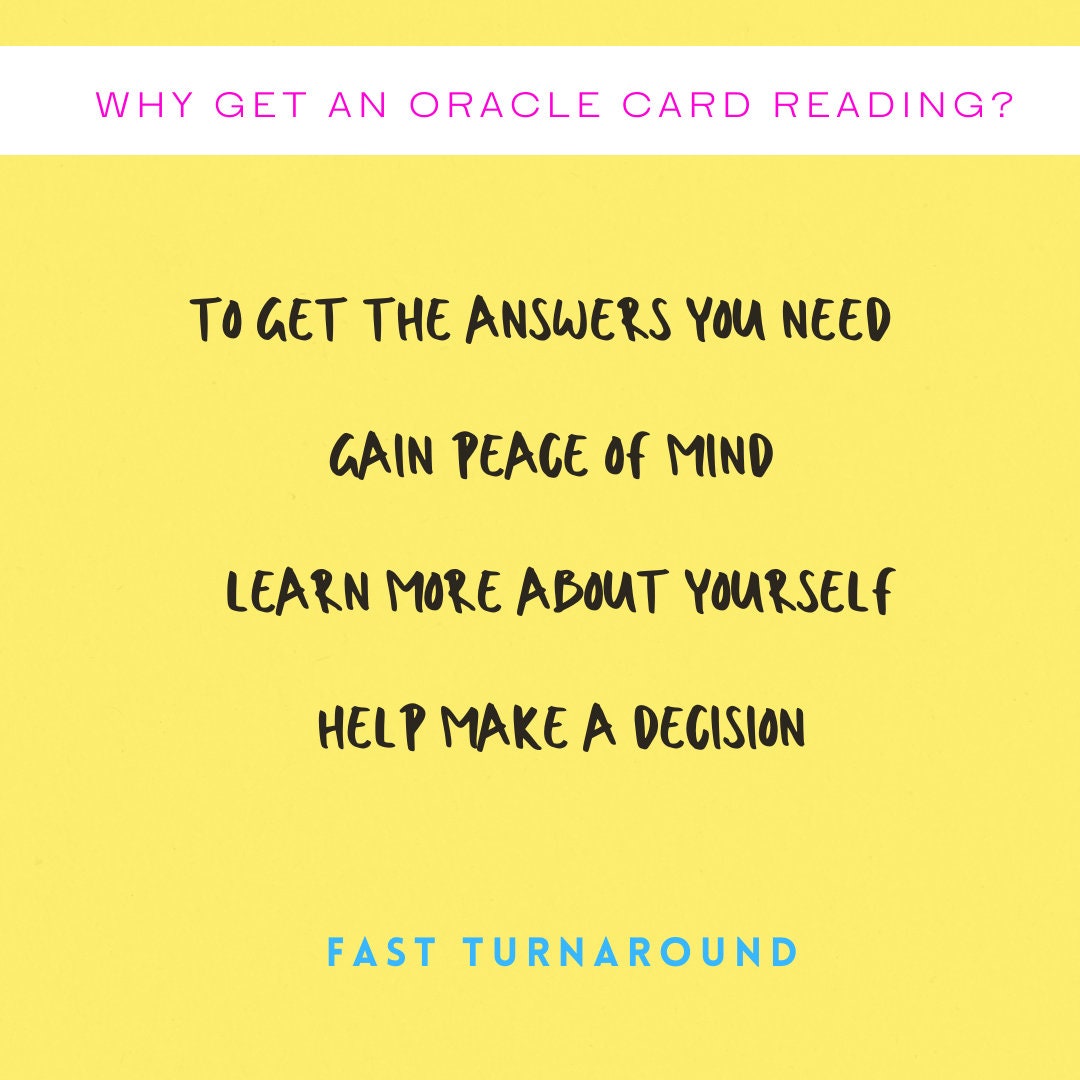 Psychic Reading, Intuitive Card Reading, Oracle Card Reading, Psychic ...