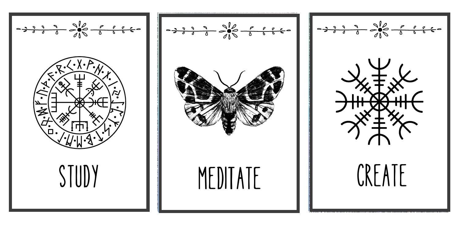 220 PRINTABLE Oracle Card Bundle | Daily Guidance | Oracle | Gifts ...