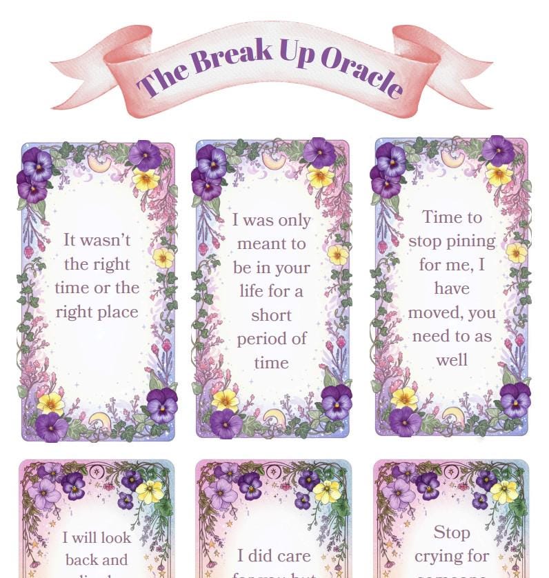 220 PRINTABLE Oracle Card Bundle | Daily Guidance | Oracle | Gifts ...