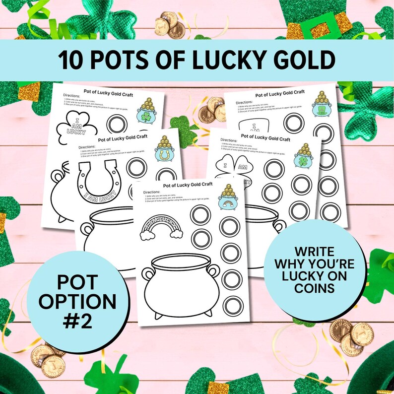 St Patricks Day Craft for Kids St Patricks Day Classroom Activity St ...