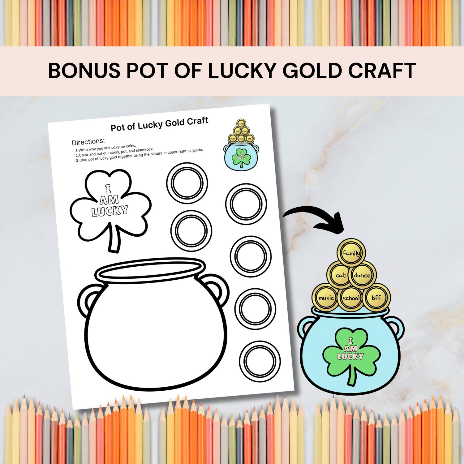 St Patricks Day Paper Chain Countdown Calendar Printable Kids Activity ...