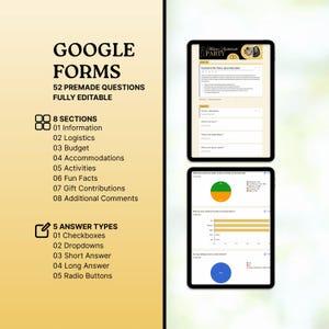 Google Forms Bachelorette Party Questionnaire Google Forms Template ...