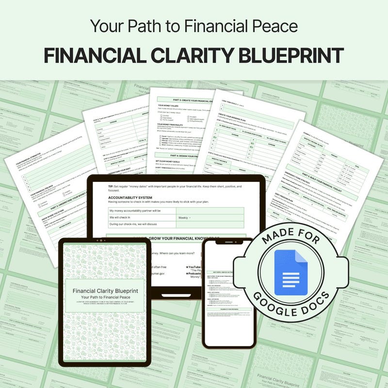 Blueprint financial planning - Etsy.de