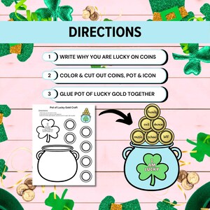 St Patricks Day Craft for Kids St Patricks Day Classroom Activity St ...