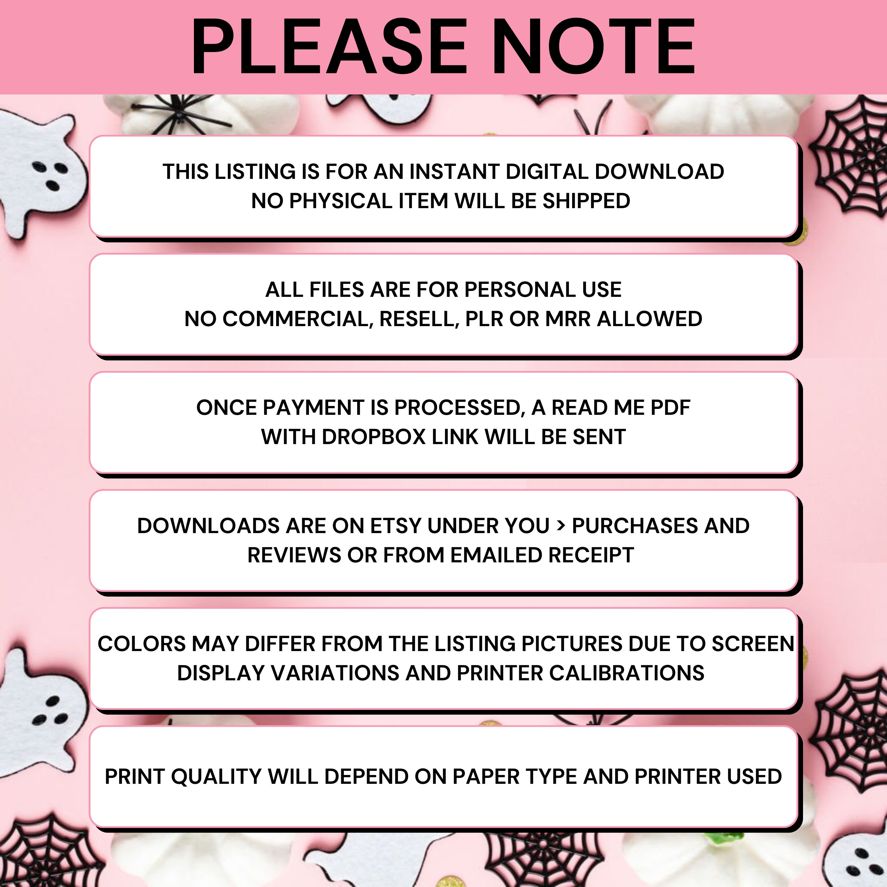 Halloween Bingo Cards Printable Game, 30 Pink Halloween Party Game ...