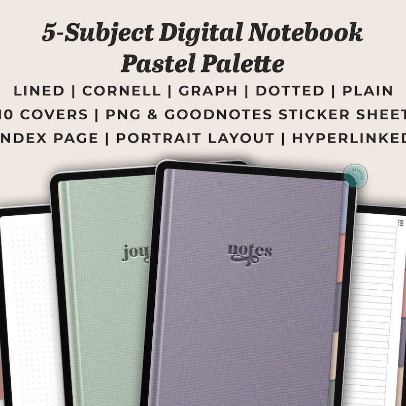 Preppy Notebook - Etsy