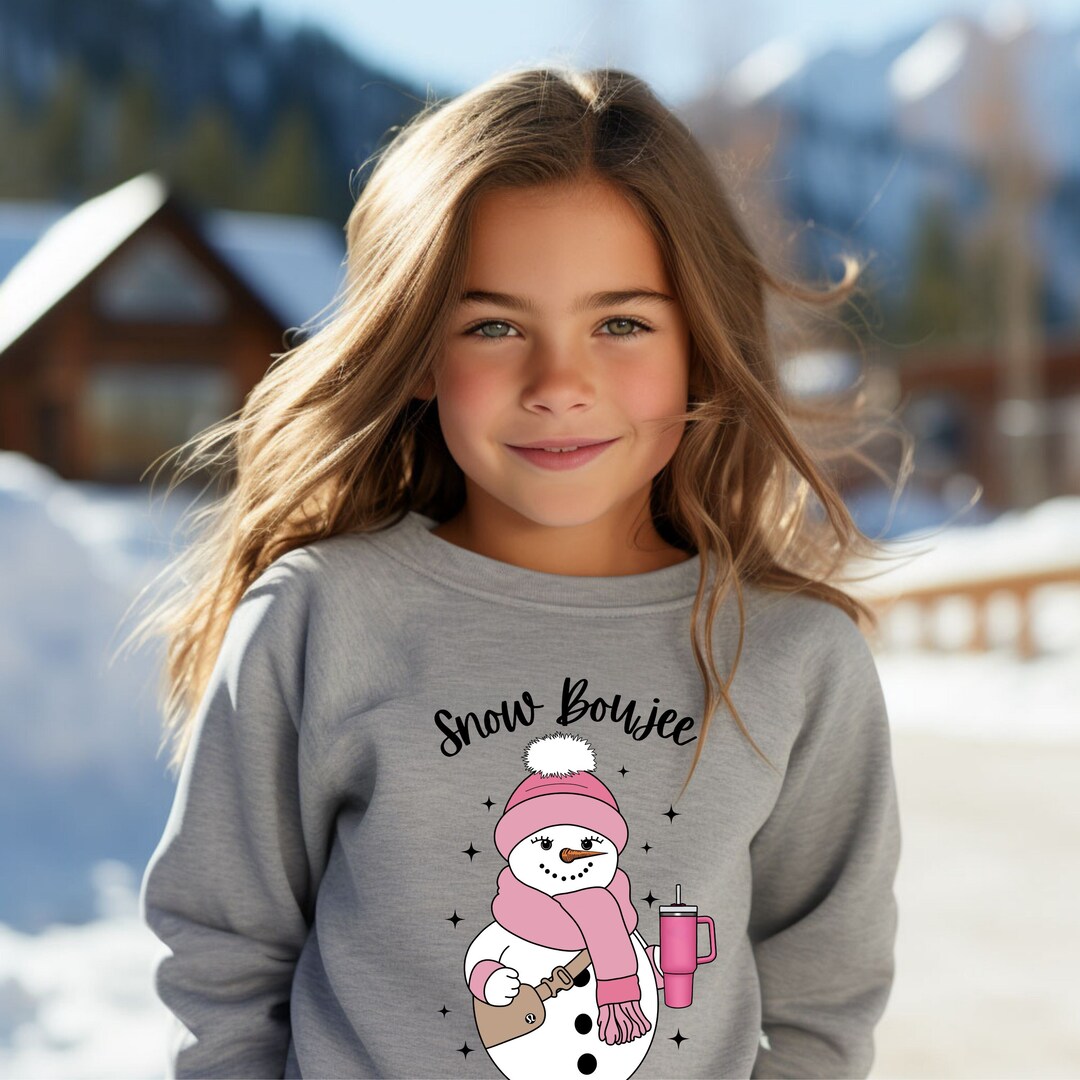 Boujee Sweater, Boujee Sweatshirt, Snow Boujee Shirt, Snowman Tee ...