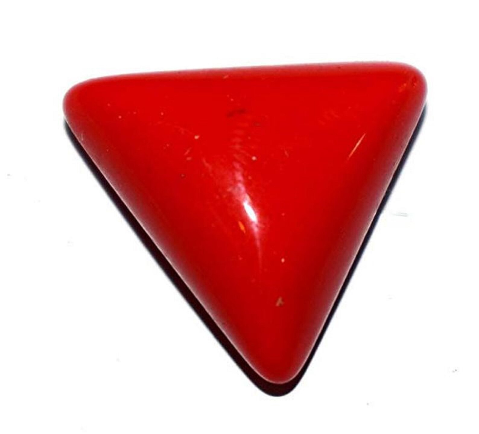 Natural Certified Munga Ring Triangle Shape Unheated Untreated Moonga ...