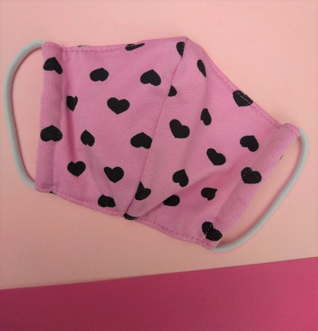 Love Me Heart Face Mask - Etsy