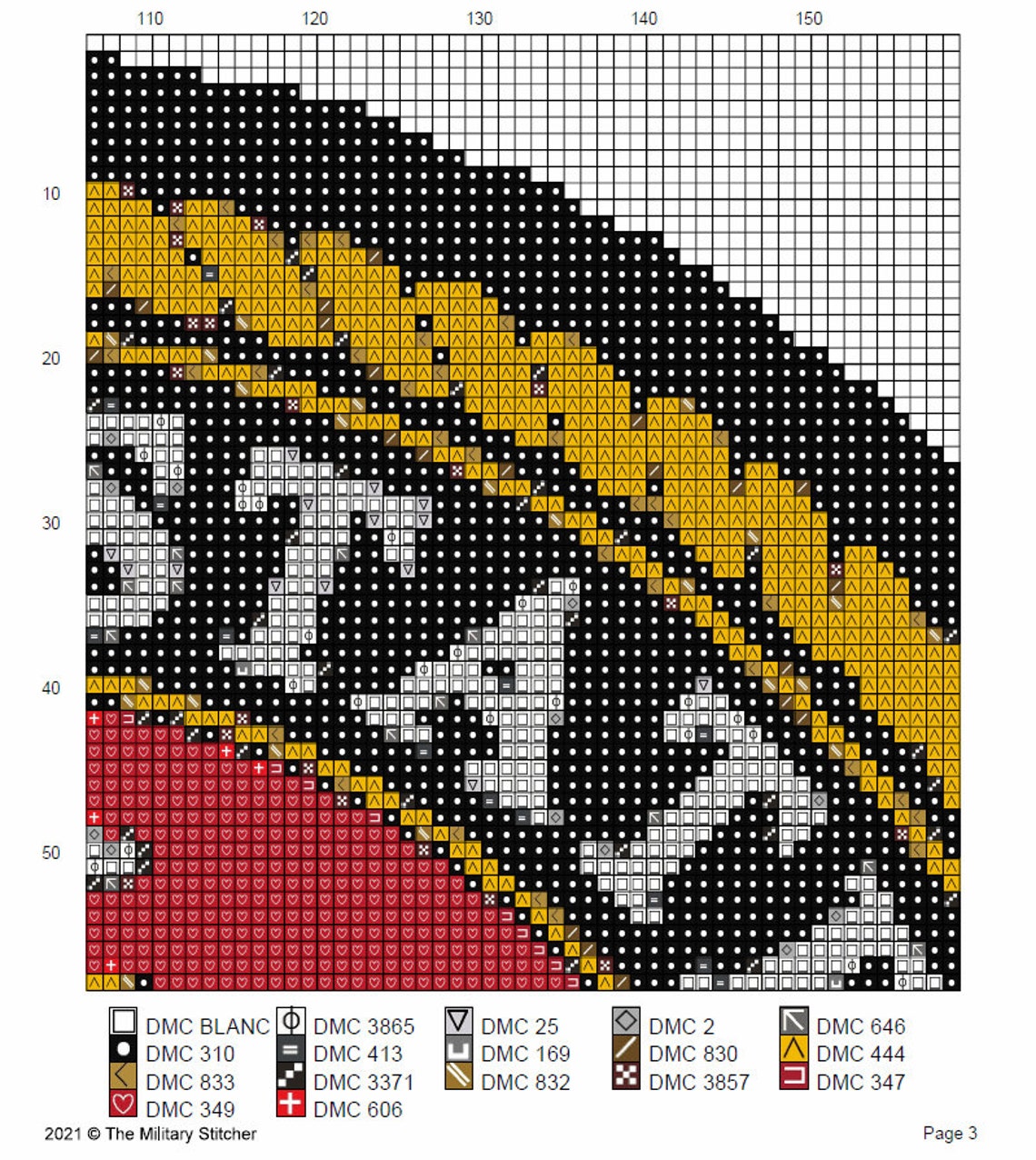 USMC Patch Cross Stitch Pattern - Etsy