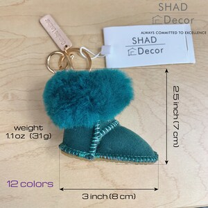 UGG Shape Boots Keychain, Fluffy Boots Charm Keychain, Boots Sport Bag ...