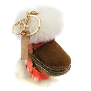 UGG Shape Boots Keychain, Fluffy Boots Charm Keychain, Boots Sport Bag ...