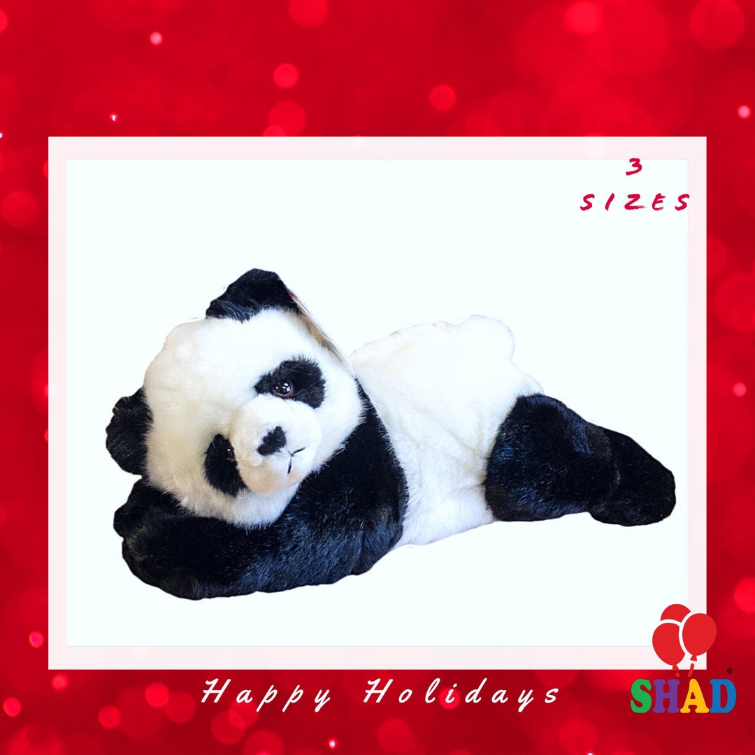 Holidays Panda Bear/plush Animals for Christmas/plush Panda Gift for ...