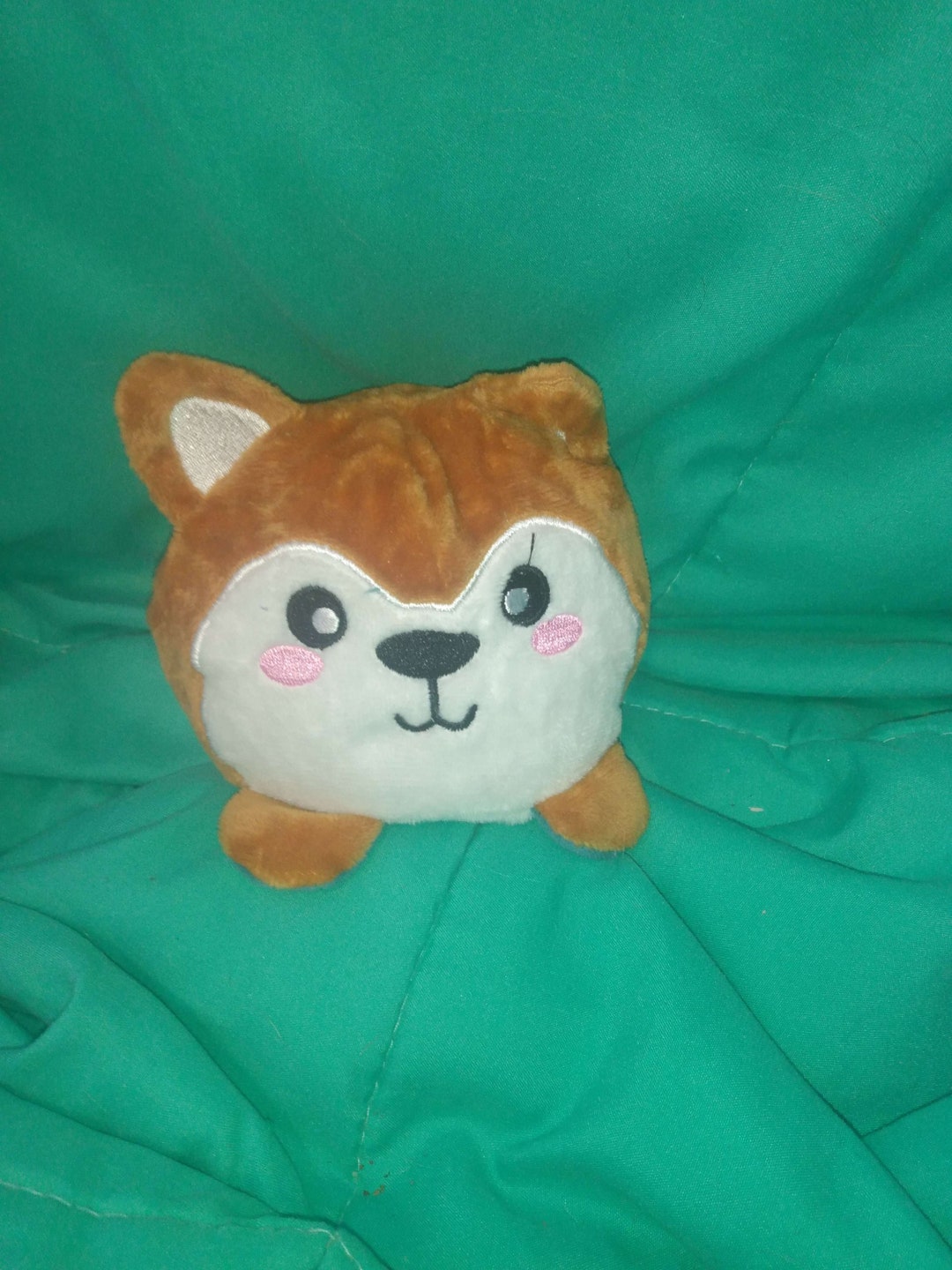 Tee Turtle Reversible Husky Plushie - Etsy