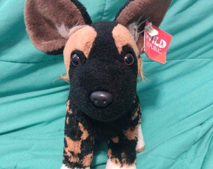 Wild Republic African Wild Dog Plushie - Etsy