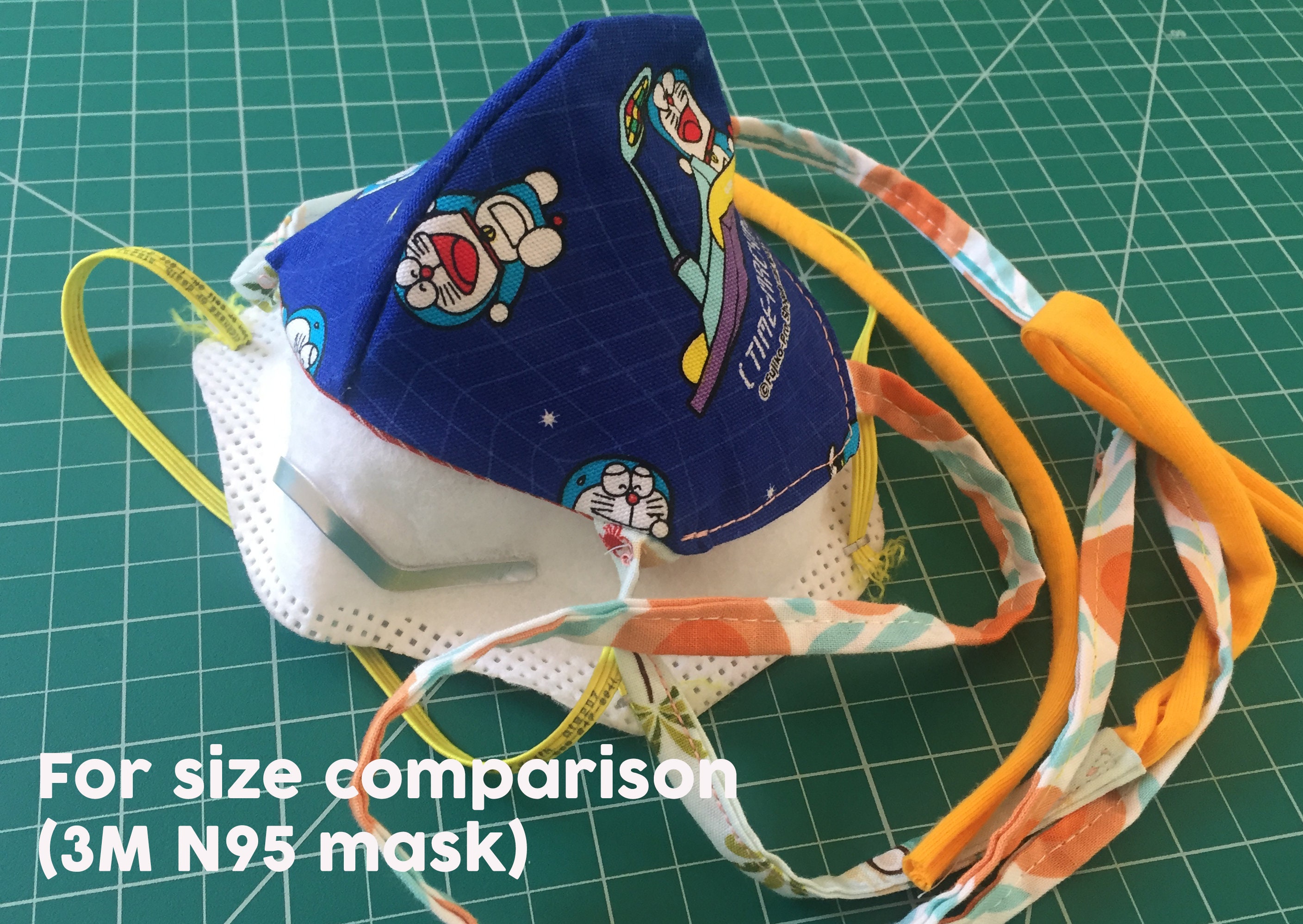 Kid Fabric Mask Doraemon classic Cartoon Character Fabric From Japan - Etsy