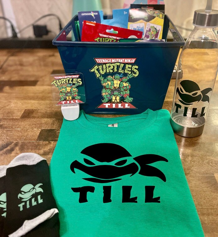 Personalized Teenage Mutant Ninja Turtles TMNT Easter Gift Basket - Etsy