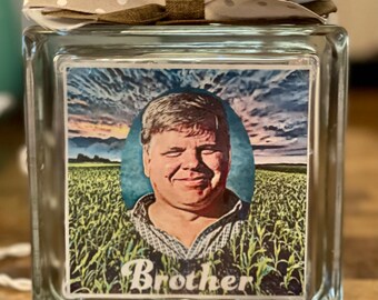Memorial Glass Blocks Sympathy Gift Personalized Glass - Etsy
