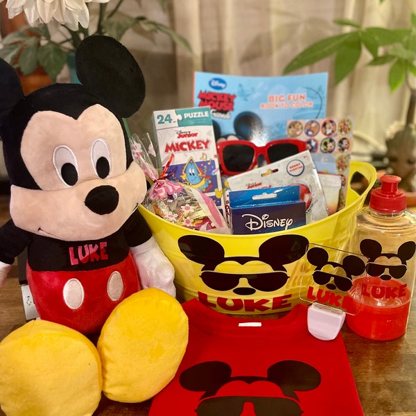 Mickey Mouse Basket - Etsy