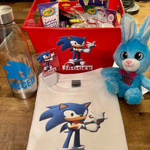 Personalized Sonic Kids Prefilled Easter Gift Baskets - Etsy